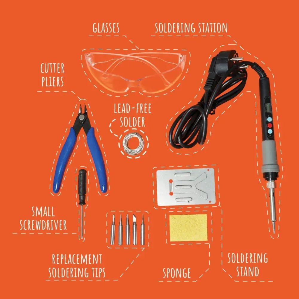 CircuitMess Tools Pack Essentials Kit, Learn how to Solder and Assemble ...