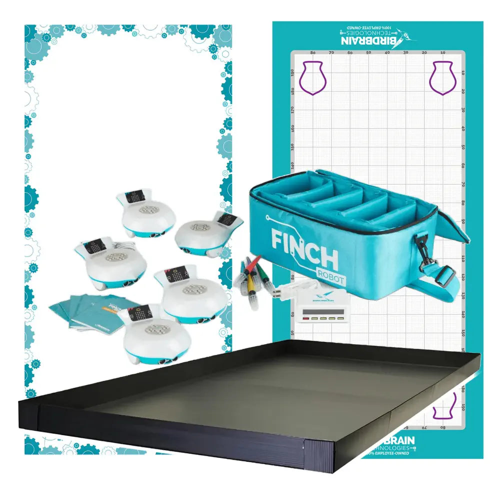 Birdbrain Finch Starter FLock Classroom Bundle with 5 Finch 2.0 Robots ...