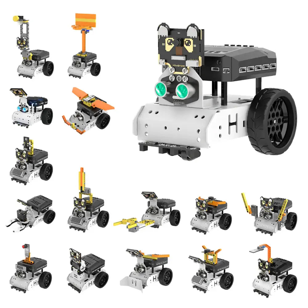 Hiwonder Ainova Pro 16 en 1 Kit de Construction Robotique Programmable ...
