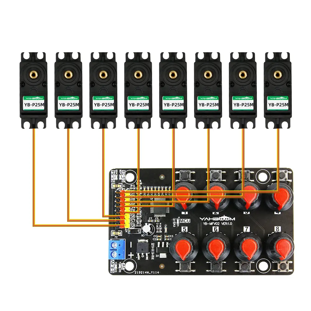 Yahboom 8 Channel PWM Servo Control Debugging Board for DIY Smart ...