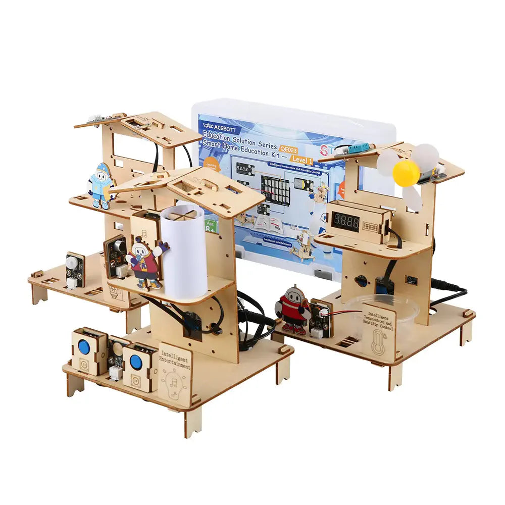 ACEBOTT 3-In-1 STEM ESP32 Smart Home Kit Compatible with Arduino ...