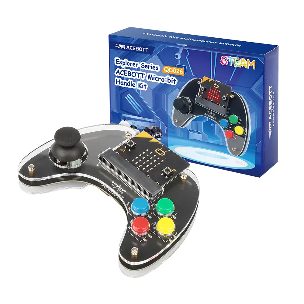 ACEBOTT Microbit Handle Kit Robot Car Game Controller Expansion Pack ...
