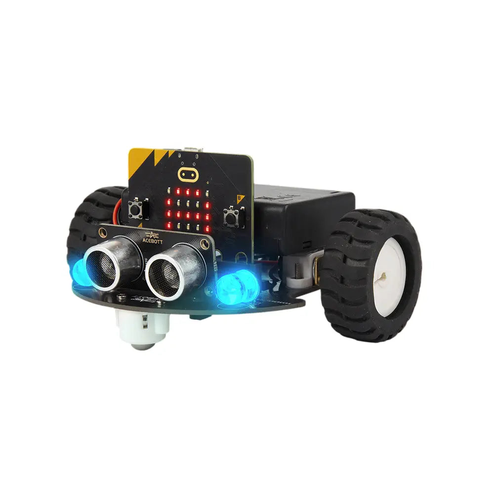 ACEBOTT Smart Robot Car Kit Compatible w/ BBC micro:bit V2 - RobotShop