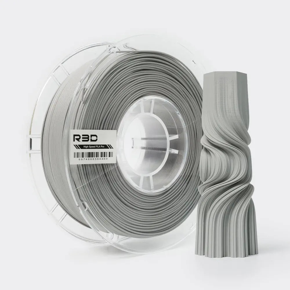 Grey - R3D High Speed Matte PLA Filament - 1.75mm, 1kg - RobotShop
