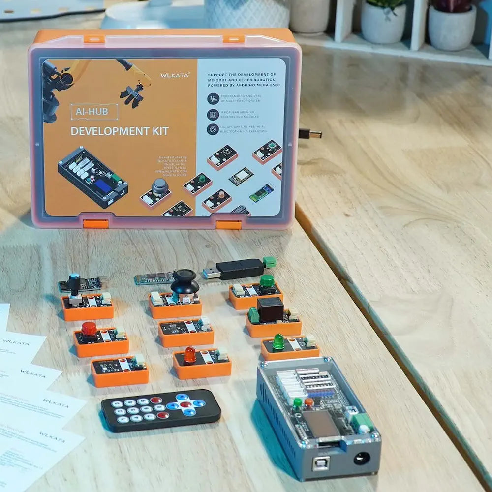 AI-HUB AI Development Kit for WLKATA Mirobot & E4 (w/ Textbook) - RobotShop