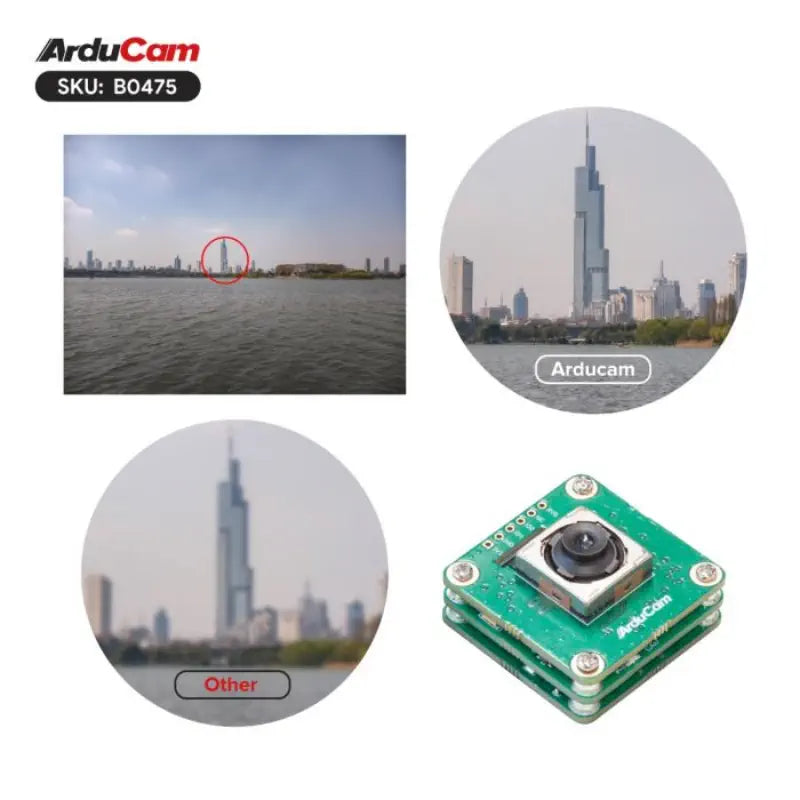 Arducam 64MP Motorized Focus USB 3.0 Camera Module-w/ Encolsure - RobotShop