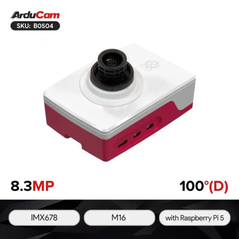 Arducam Pivistation 5 Darksee, 8.3MP Sony STARVIS 2 IMX678 Ultra Low ...