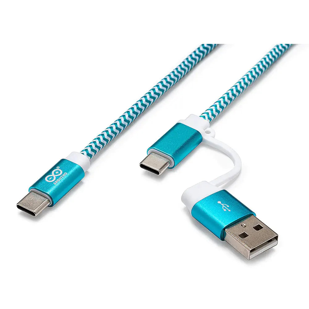 Arduino USB Cable 2-in1 Type C - RobotShop