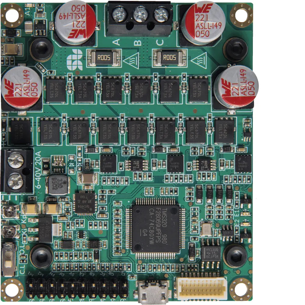 SOLO MINI 40V 25A DC BLDC PMSM & ACIM Motor Controller - RobotShop