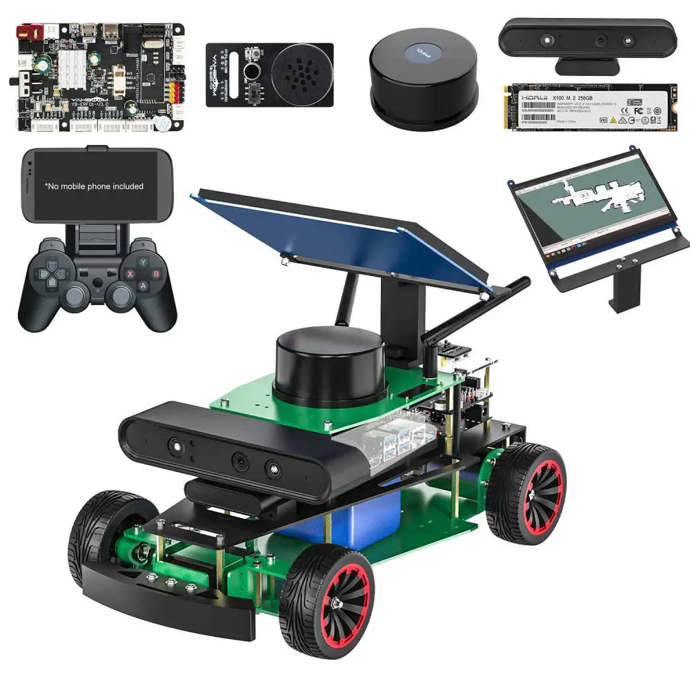 Yahboom Rosmaster R2 ROS2 Robot Ackermann Structure-Ultimate without ...
