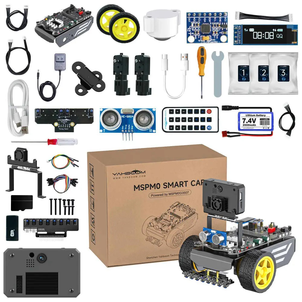 Yahboom MSPM0 smart robot car based on MSPM0G3507-K230 Superior Kit ...