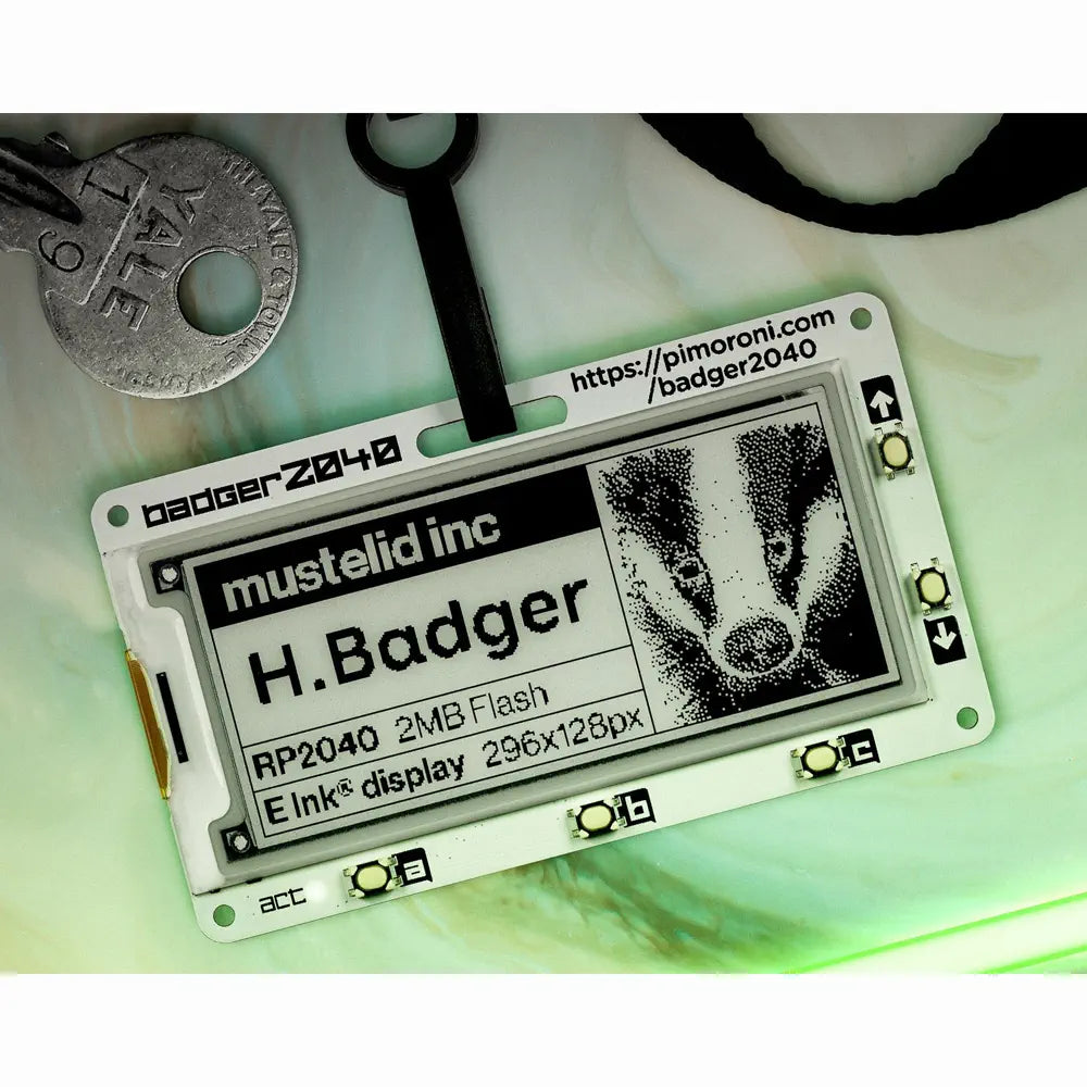 E Ink Display Badger 2040 – Badger Only - RobotShop