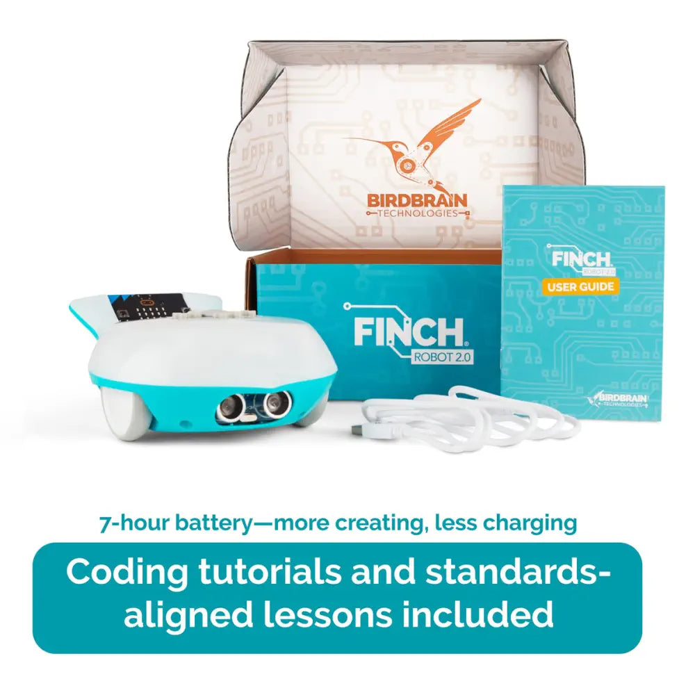 BirdBrain Finch Robot Classroom Solution (w/o micro:bits) - RobotShop