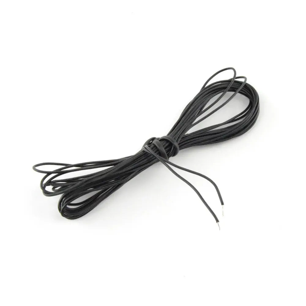Black Silicon Wire AWG30 (3m) - RobotShop