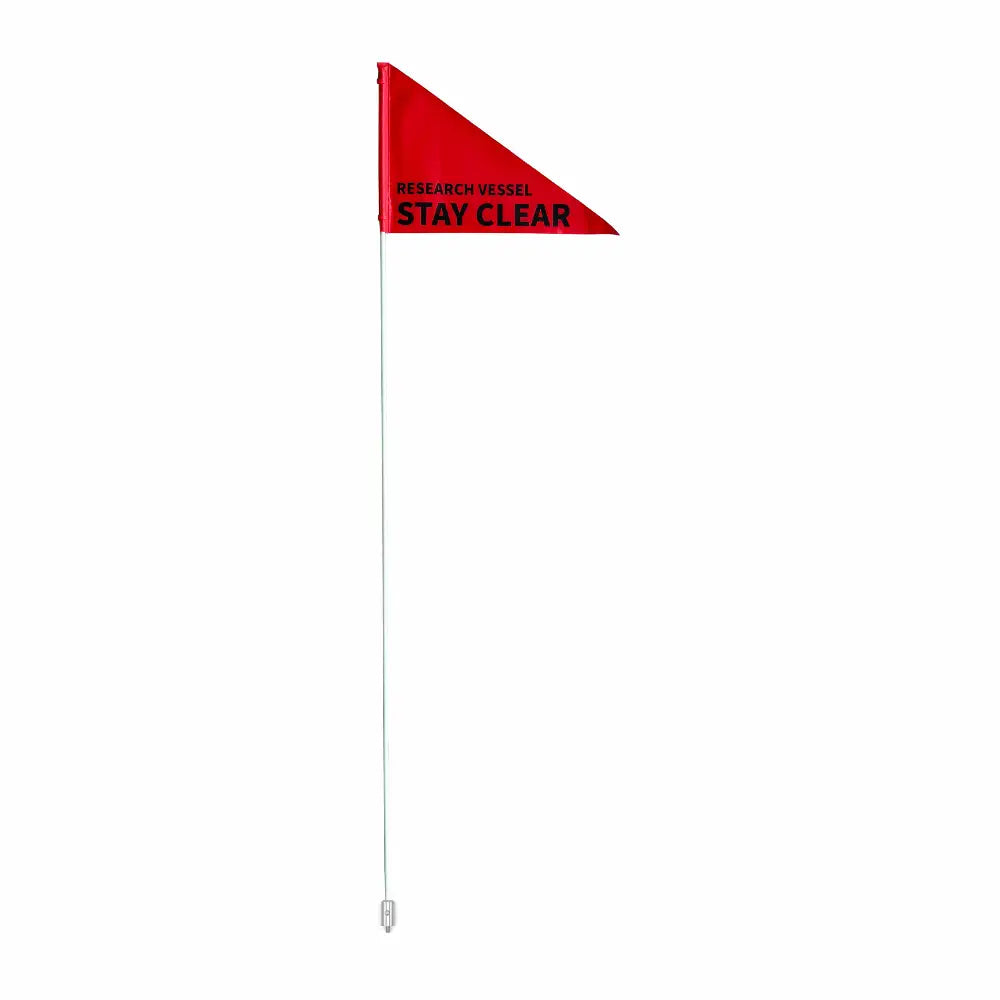 BlueRobotics High Visibility USV Safety Flag - RobotShop