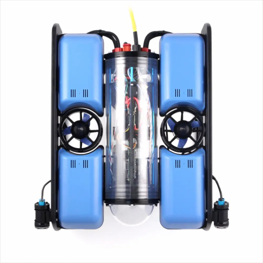 BlueROV2 Underwater Vehicle Kit w/100m Tether & 4 Lights - RobotShop