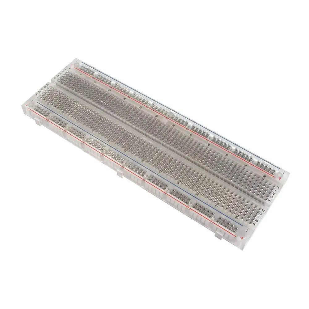 Solarbotics Breadboard, Single Panel - Transparent - RobotShop