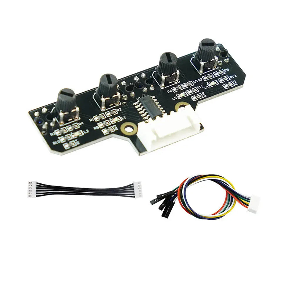 Yahboom 4 channel infrared tracking sensor module (XH2.54-6Pin port ...