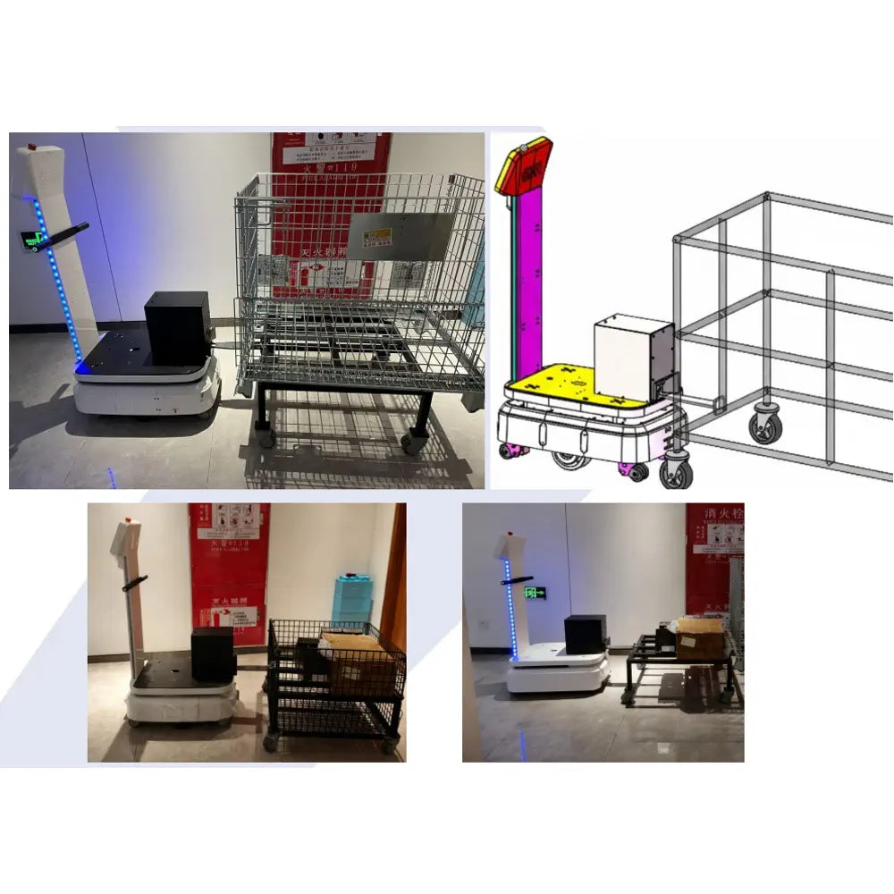 ATEAGO ST300 Robot de remorquage Robot logistique AGV Robot mobile de ...