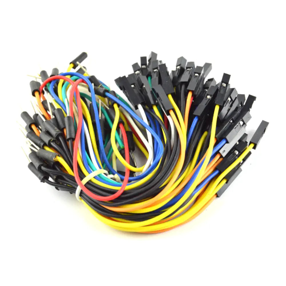DFRobot Assorted Jumper Wires Premium M / F Pack of 65 - RobotShop