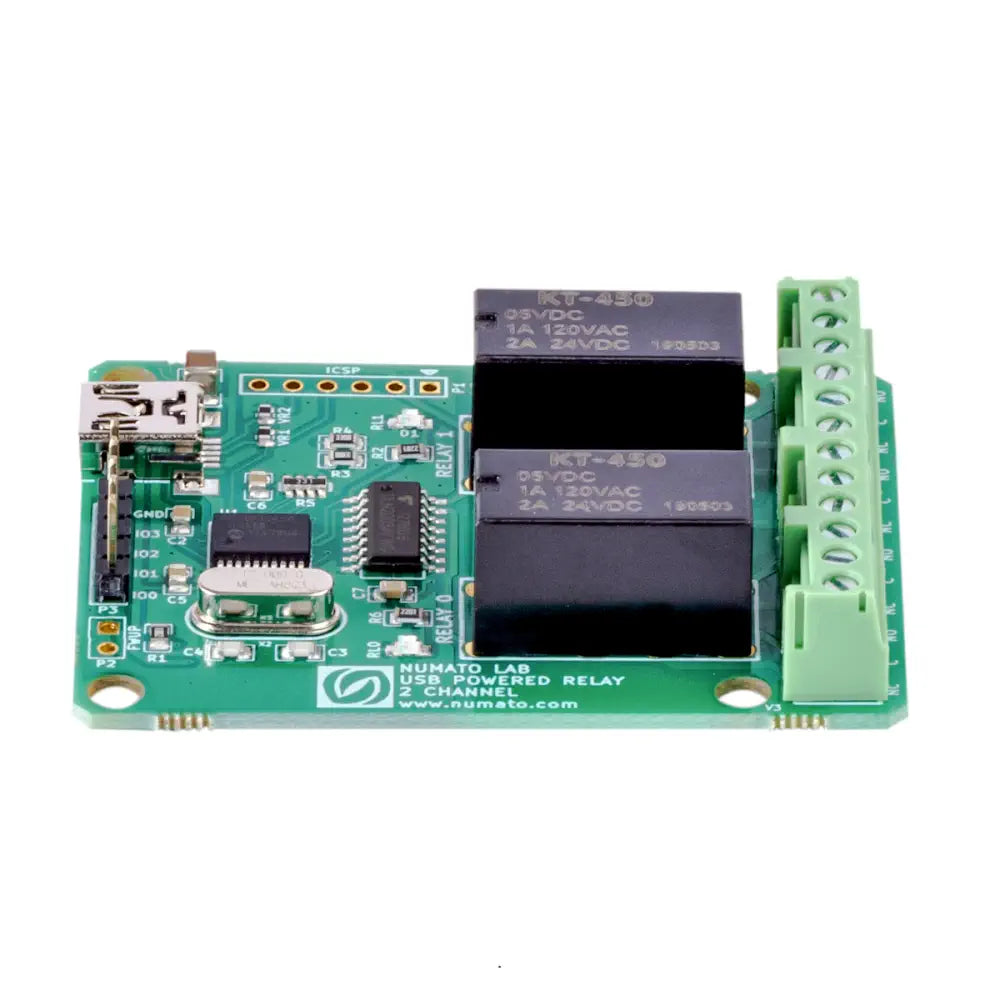 2-channel Usb-powered Relay Module - RobotShop