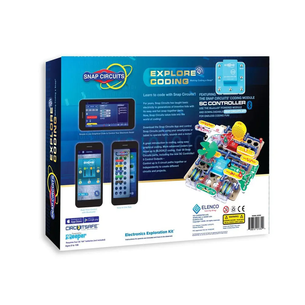 Elenco Snap Circuits Explore Coding Kit - RobotShop