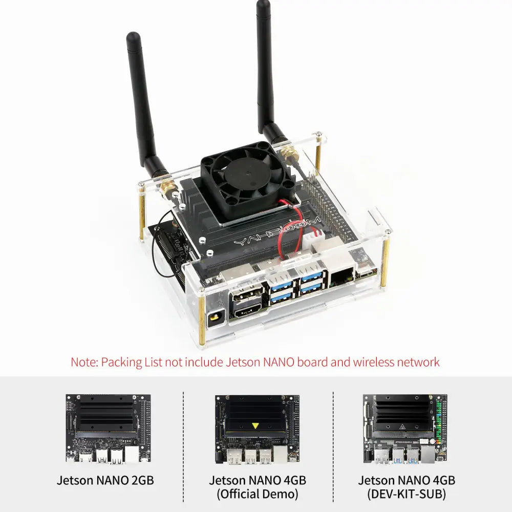 Jetson Nano Board Acrylic Case without camera bracket for Jetson NANO ...