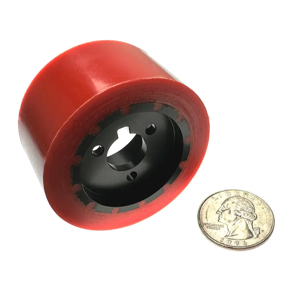 FingerTech Individual Red Urethane Sumo Wheel 2 inch A45 - RobotShop