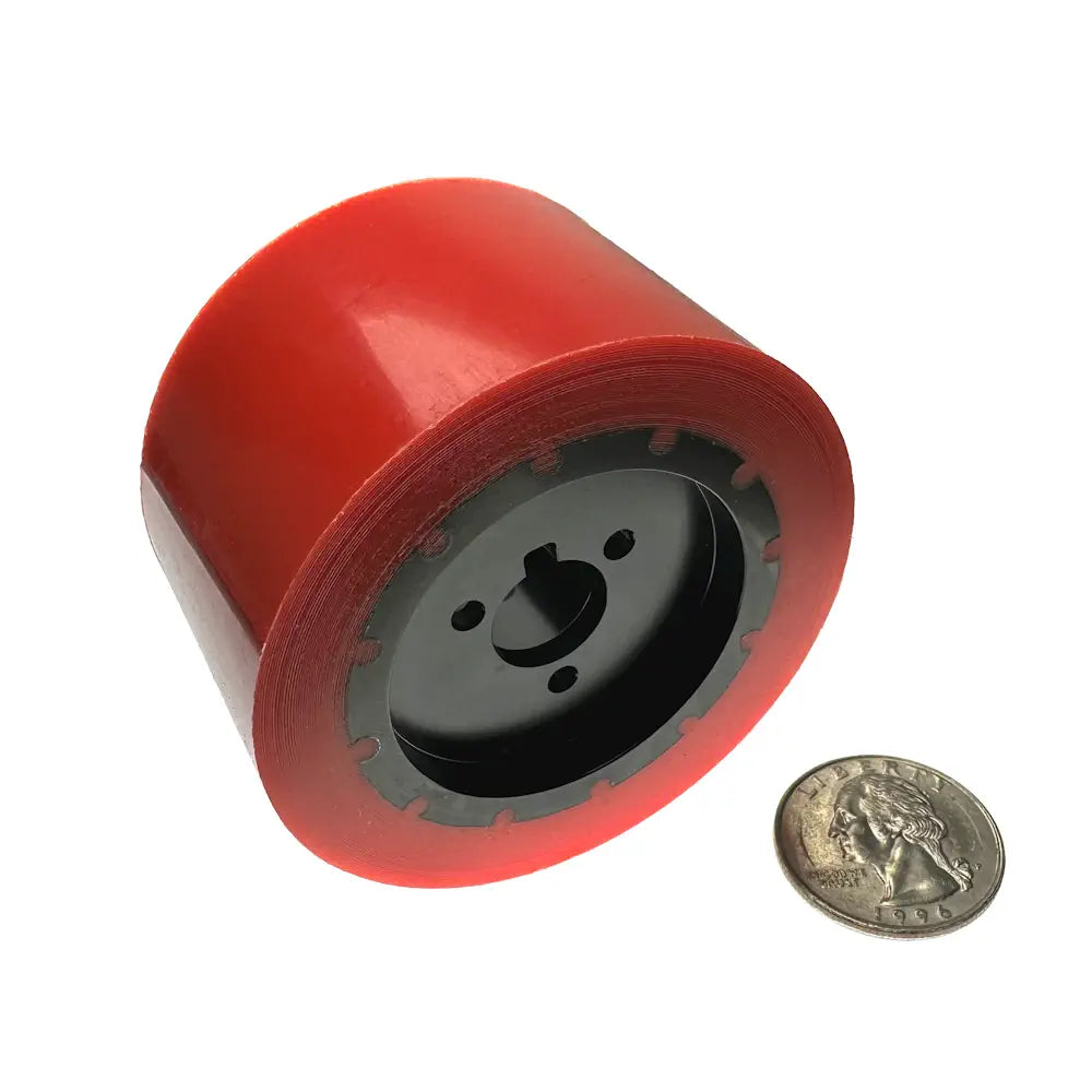 FingerTech Individual Red Urethane Sumo Wheel 2.5 inch A45 - RobotShop