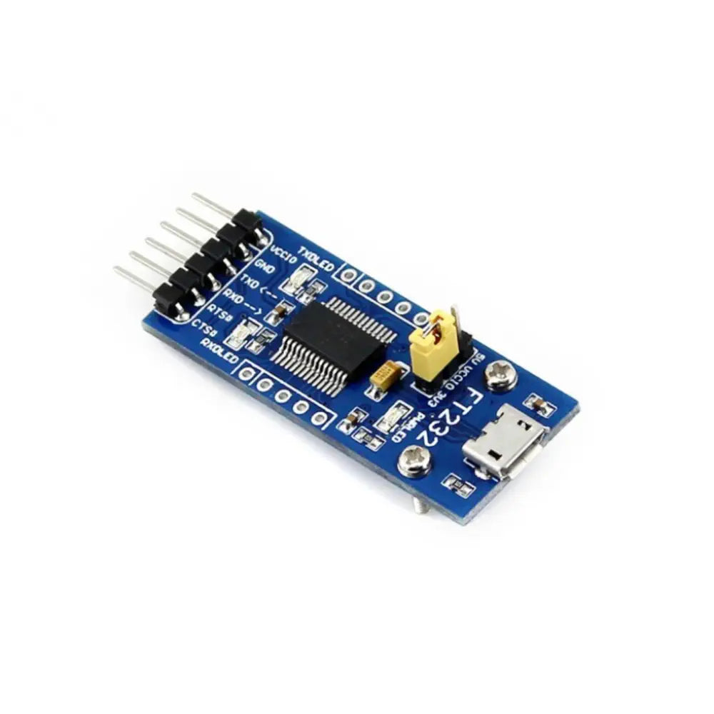 FT232 Micro USB to UART Adapter Board - RobotShop