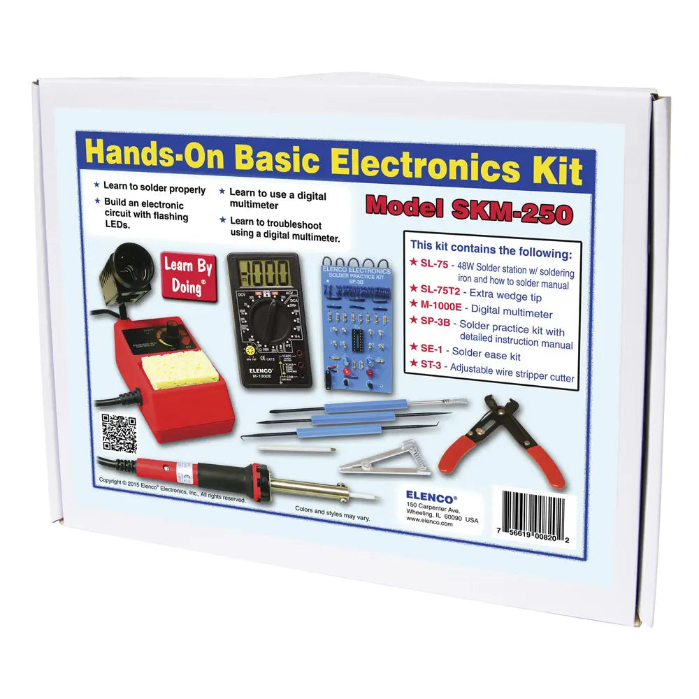 Elenco Hands-on Basic Electronics Kit - RobotShop
