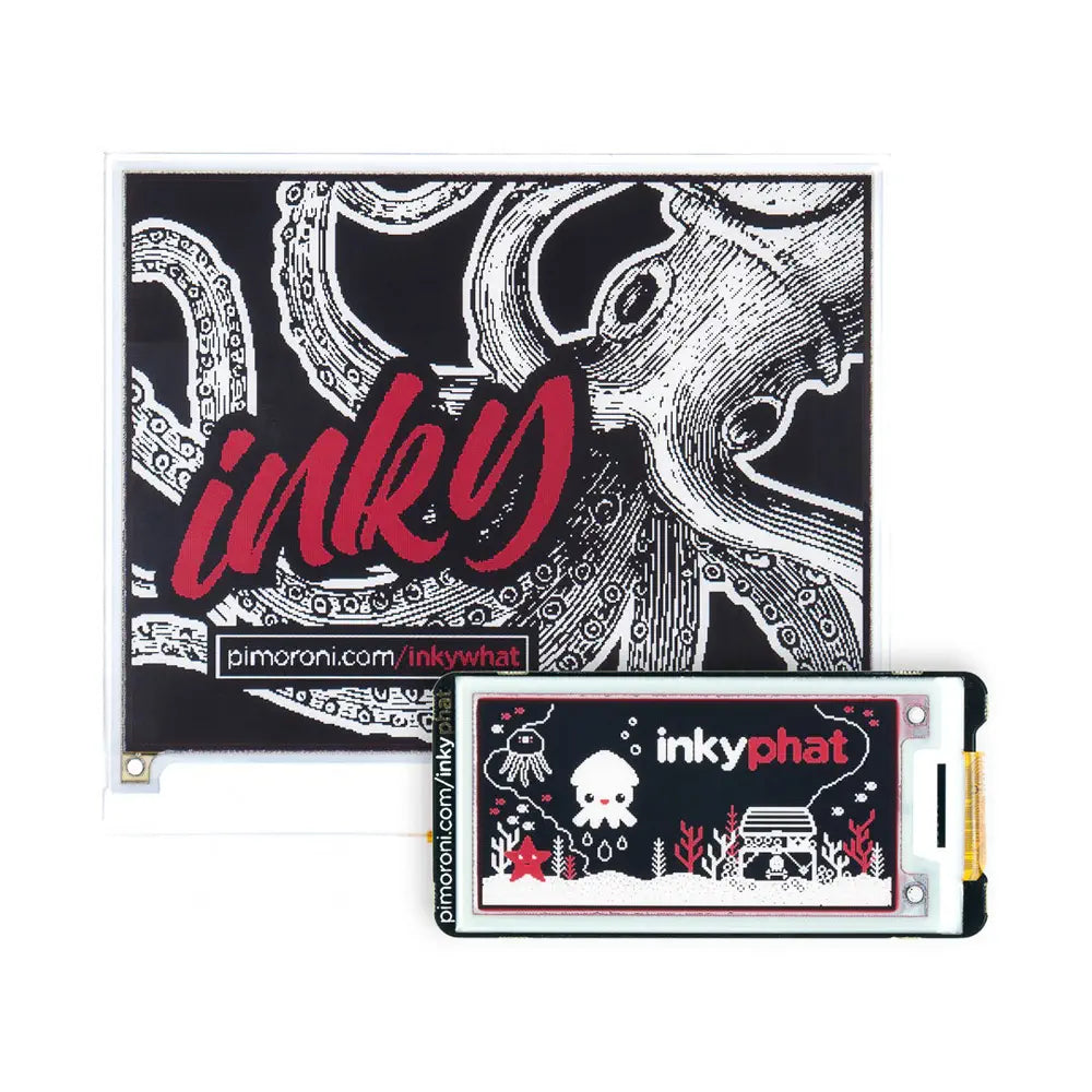 Inky wHAT Large e-Ink Display – Yellow/Black/White - RobotShop