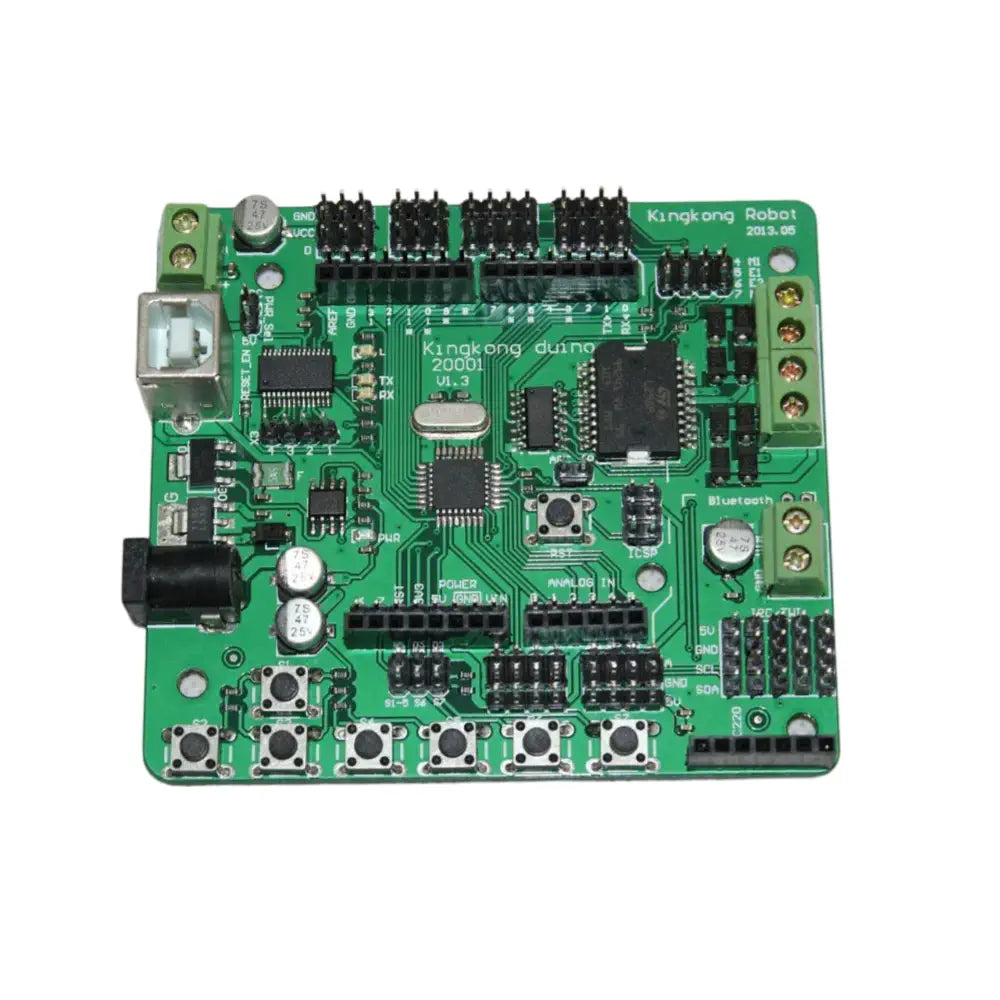 Kingkong duino Arduino 328 avec connecteur USB vers le haut - RobotShop