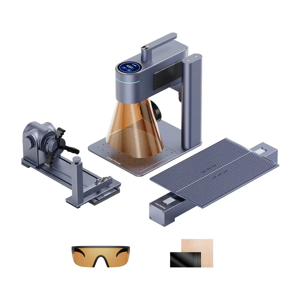 LaserPecker LP4 Dual-Laser System Deluxe Bundle - RobotShop