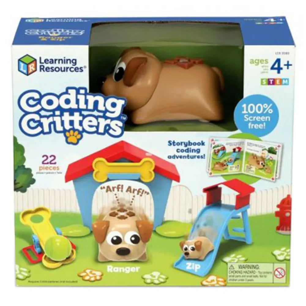 Learning Resources Coding Critter Ranger & Zip Programmable Toy - RobotShop