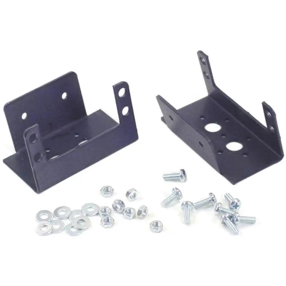 Lynxmotion 15-degree Ankle Bracket Two Pack (Black) - ASB-17 - RobotShop