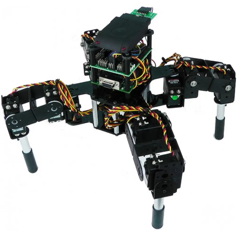 Lynxmotion Symmetric Quadrapod Body Kit - Mini QBK-02 - RobotShop