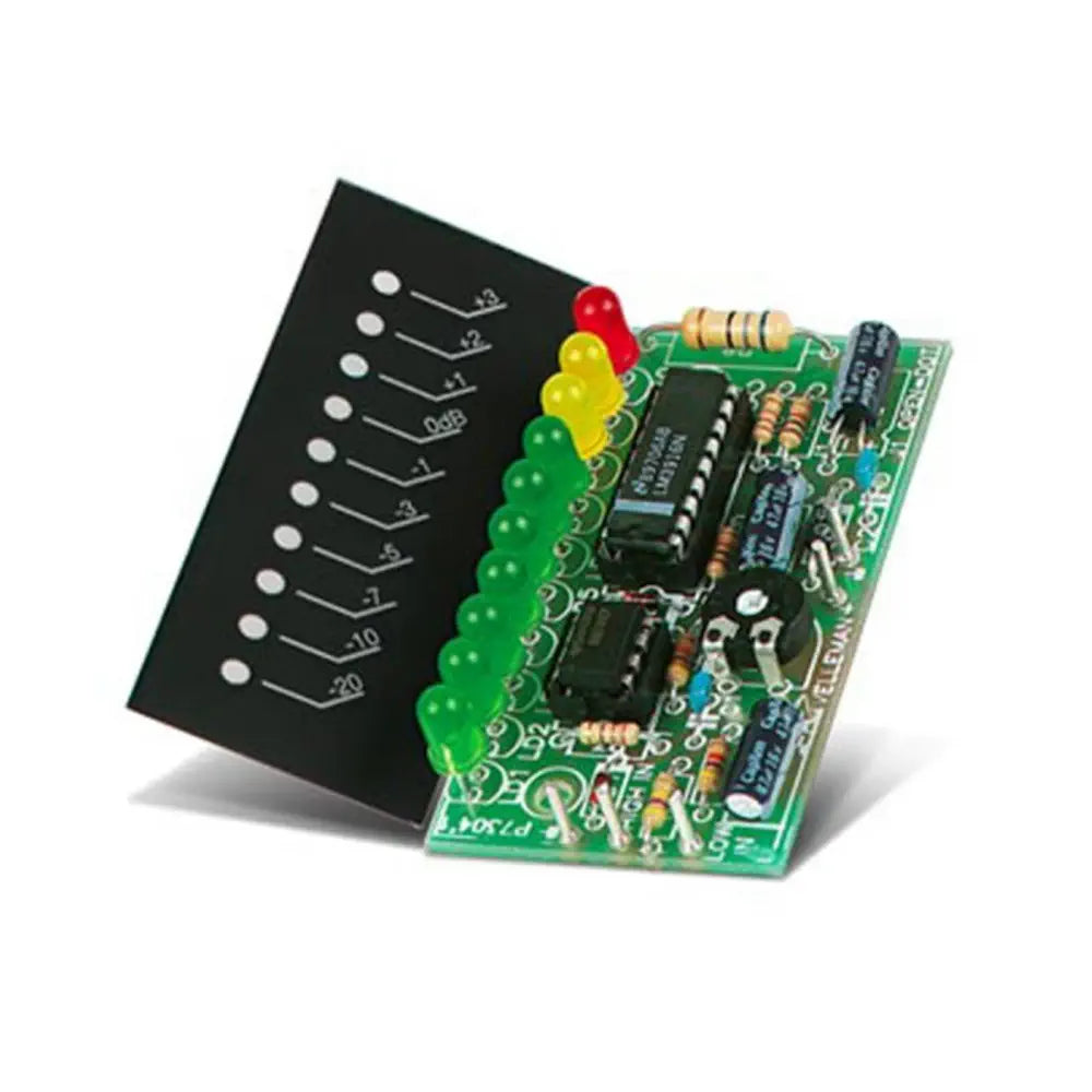 Velleman Mono Vu-Meter 10 LEDs Soldering Kit - RobotShop