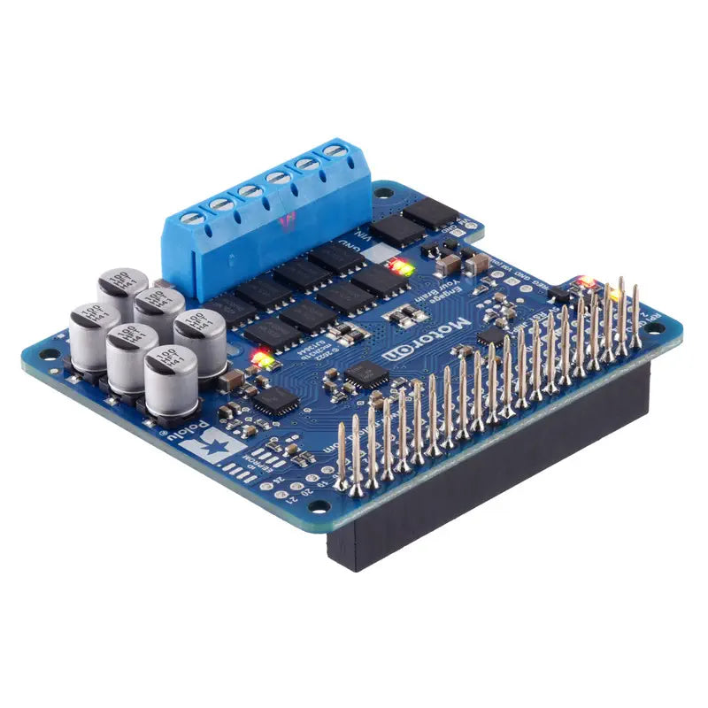 Motoron M2H24v14 Dual High-Power Motor Controller for RPi w/ Soldered ...