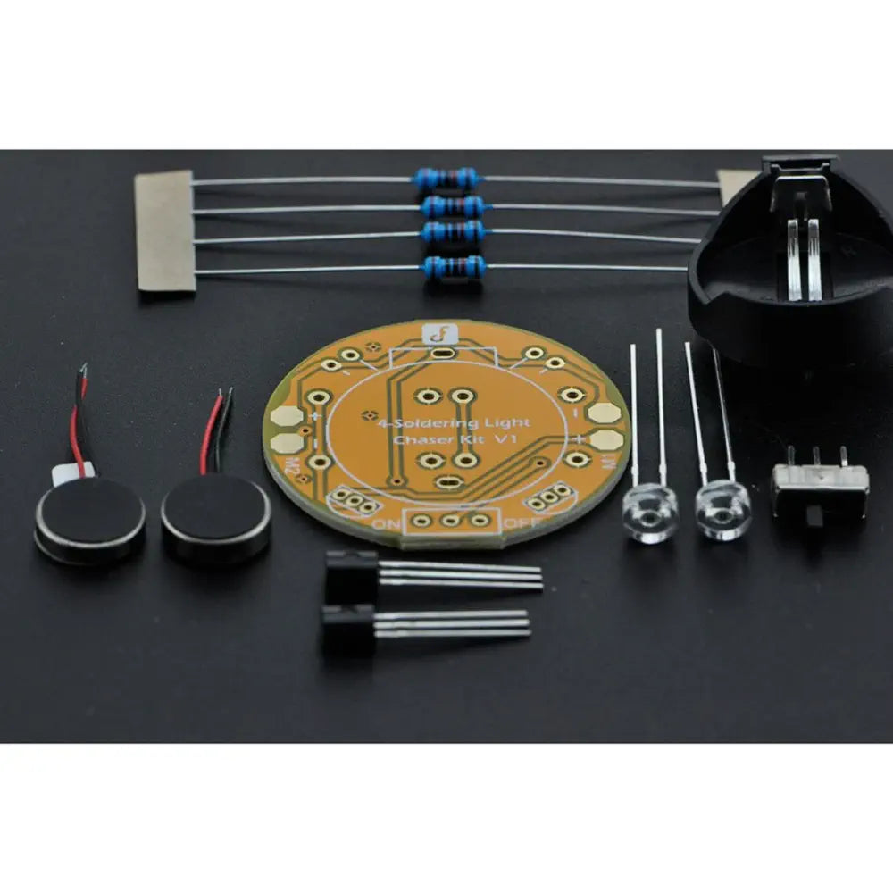 MR NEON Light Chaser Robot Soldering Kit - RobotShop