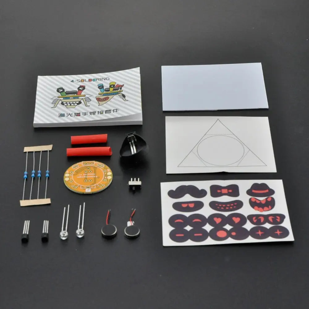 MR NEON Light Chaser Robot Soldering Kit - RobotShop
