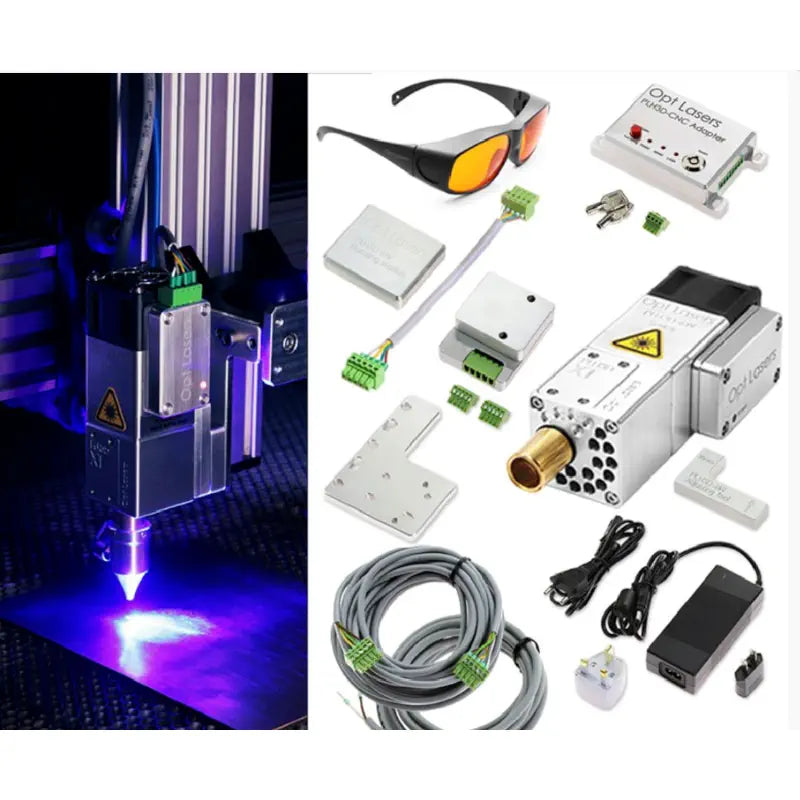 Opt Lasers Shapeoko Laser Upgrade Kit w/ PLH3D-XT-50, HP Air Nozzle ...