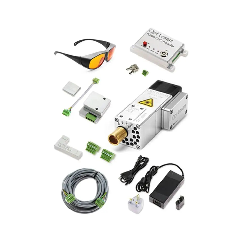 Opt Lasers X-Carve Laser Upgrade Kit w/ PLH3D-XT-50, HP Air Nozzle ...