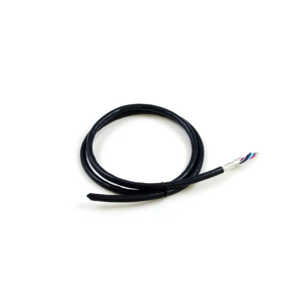 Phidgets 12 Conductor 22AWG Wire Black (Shielded) - RobotShop