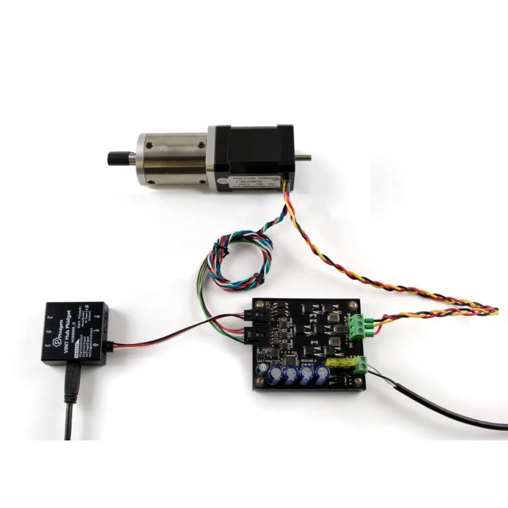 Phidgets NEMA17 - Brushless DC Motor - 106:1 Gearbox - RobotShop