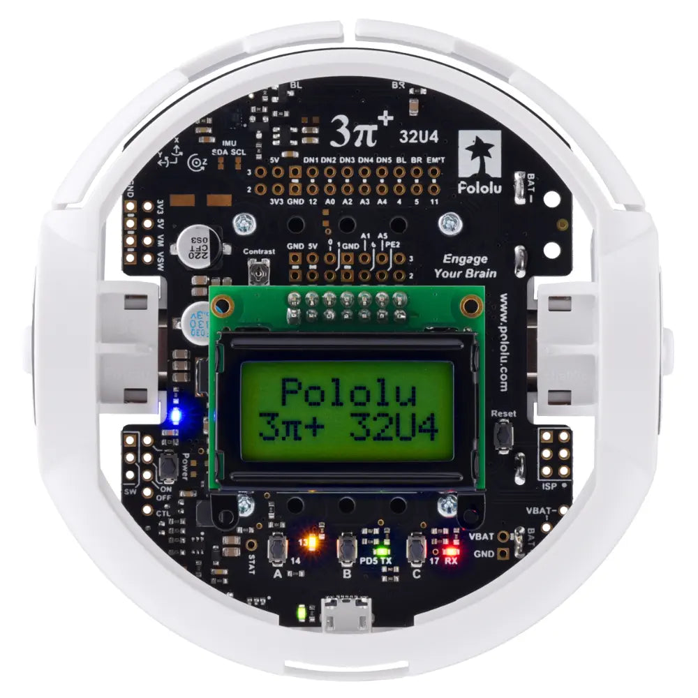 Pololu 3pi+ 32U4 OLED Control Board - RobotShop
