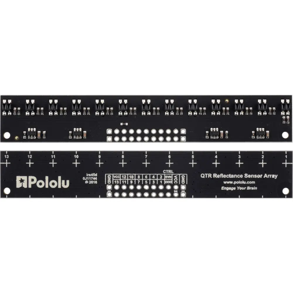 Pololu QTR-MD-13A Reflectance Sensor Array: 13-Channel, 8mm Pitch ...