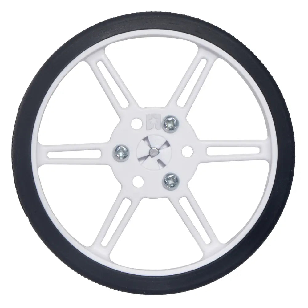 Pololu Wheel 80×10mm Pair - White - RobotShop