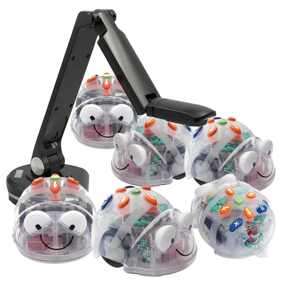 TTS Blue-Bot Bluetooth Programmable Floor RObot 6-pcs with FREE ...