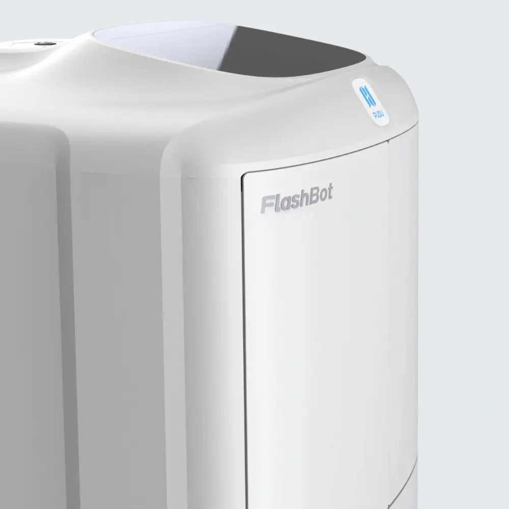 PUDU FlashBot Building Delivery Robot (White) - RobotShop